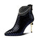 Bota Feminina De Couro Em Relevo Modelo LUANA R$ 279,90